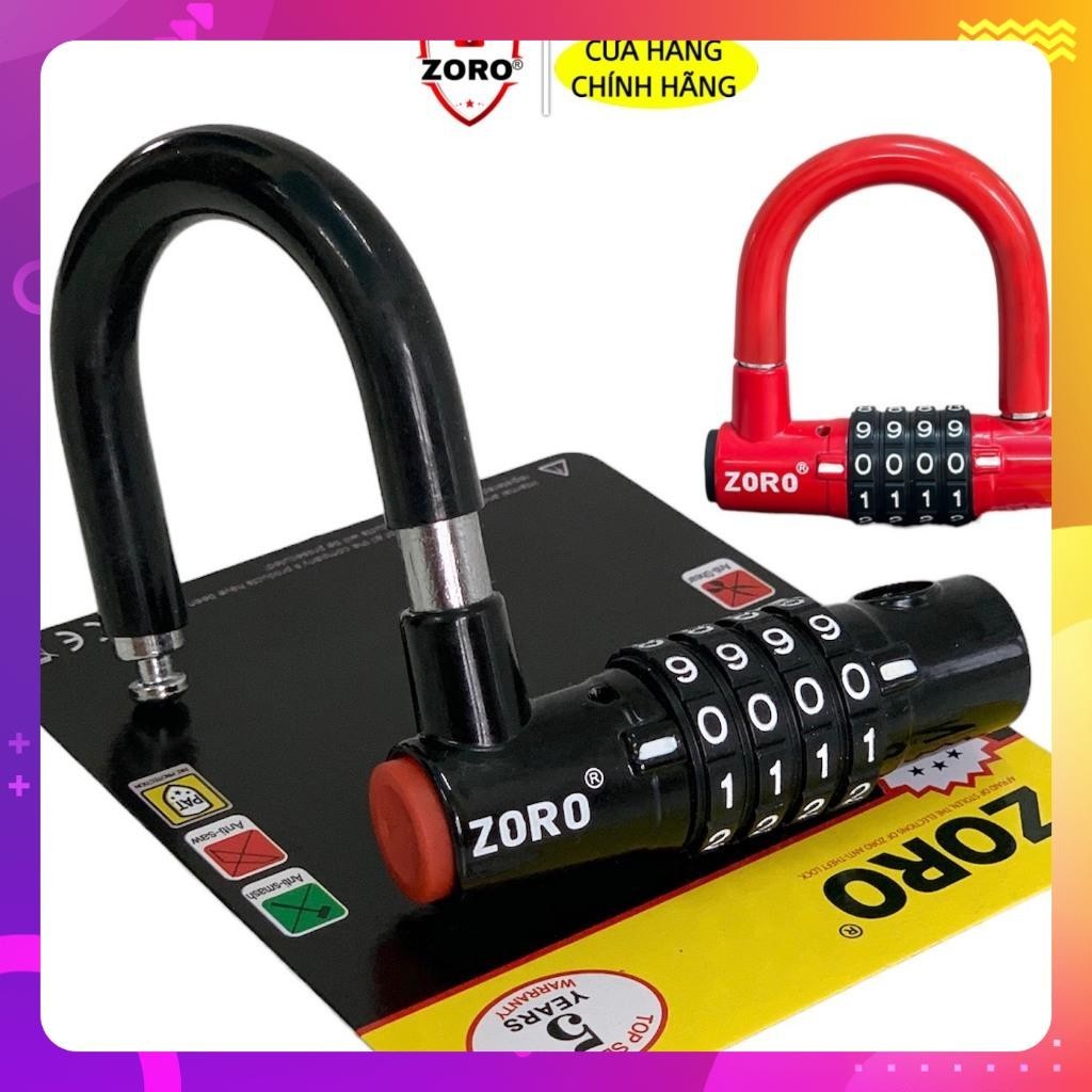 Zoro U-shaped 4-digit password lock changes password as desired, locks ...