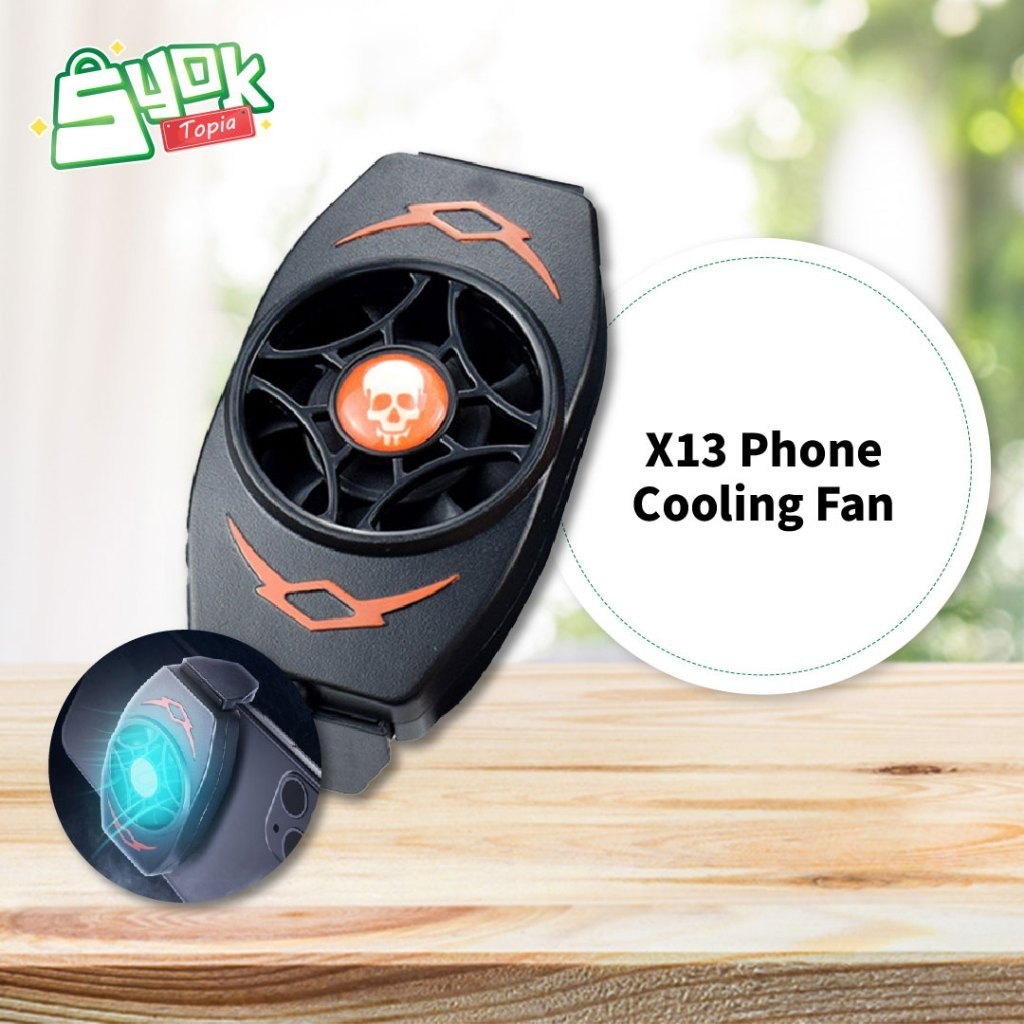 [X13 Phone Cooling Fan] Phone Cooler for Gaming Mobile Phone Cooler ...