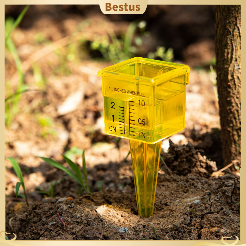 Bestus| Easy-to-read Rainfall Measurement Tool Rain Gauge for Lawn 5 ...