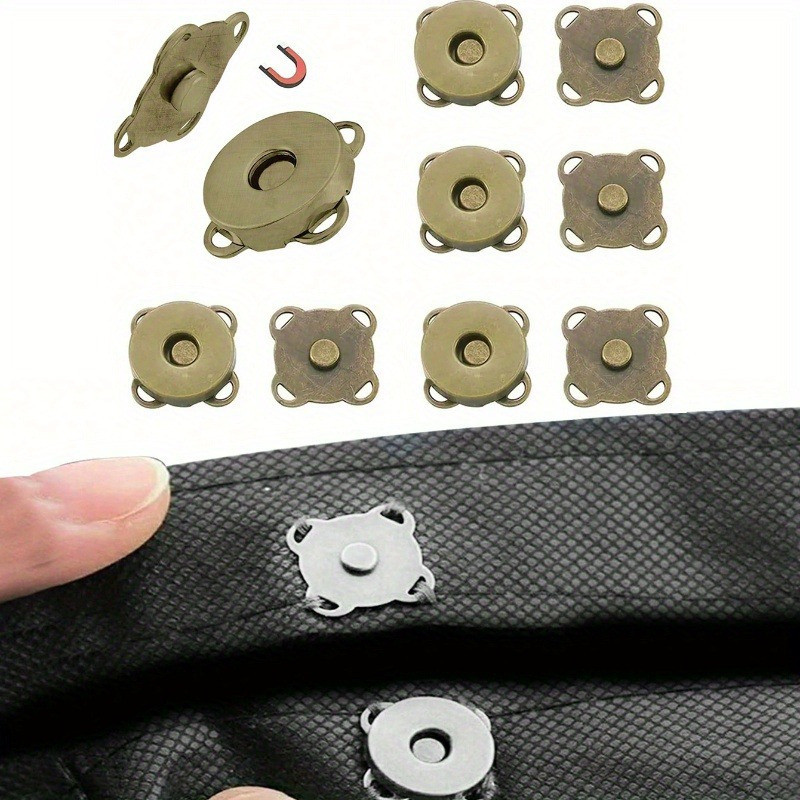 Magnetic Snaps Buttons, Plum Magnetic Snap Closures For Purses Bags ...
