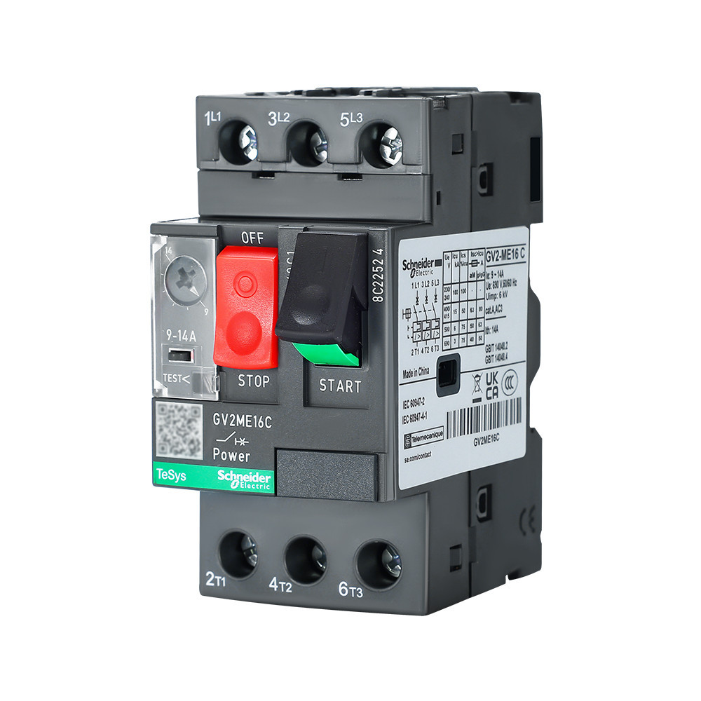 Schneider Straw/Schneider Motor Protection Switch GV2ME10C ...