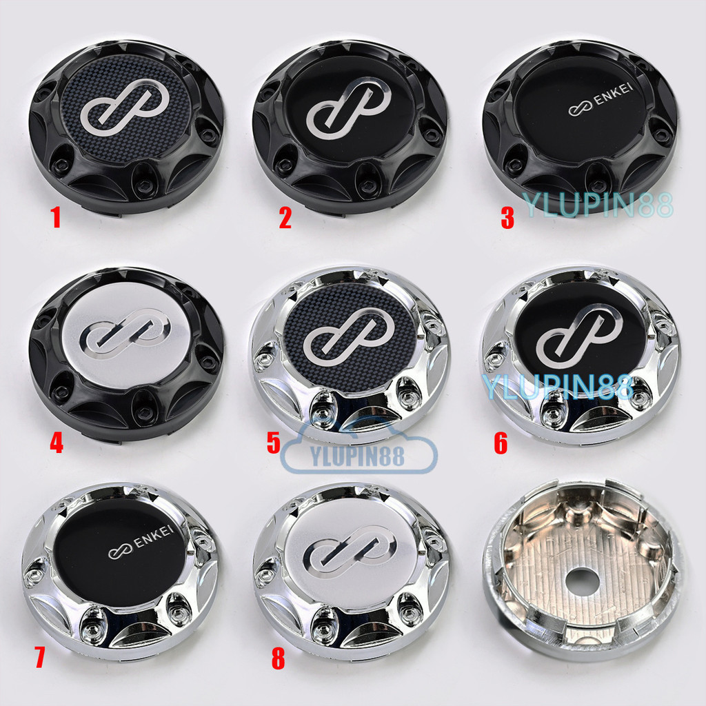4pcs 64mm 67mm 68mm Hubcap Car Styling JDM Enkei Racing Wheel Center ...
