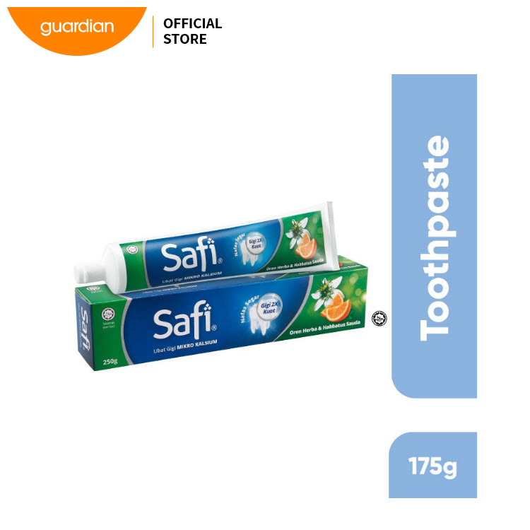 Safi Ubat Gigi Mikro Kalsium Oren Herba 175g | Shopee Malaysia
