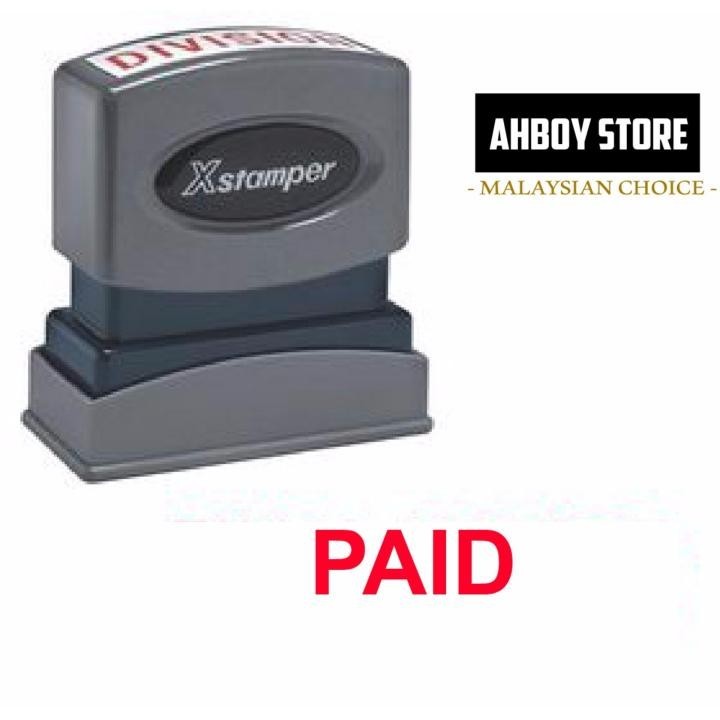 PRE INK STAMP (PAID) | Shopee Malaysia