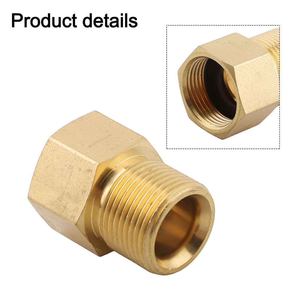 [DRHT 0806] M22 15mm Male Thread To M22 14mm Female Metric Adapter ...