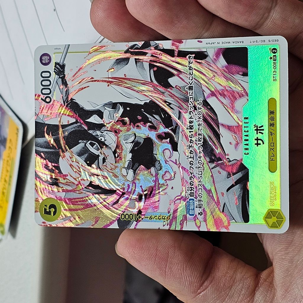 ONE PIECE Sabo SR-P [ST13-008] (Ultimate Deck The Three Brothers Bonus Pack) Trading Cards ...