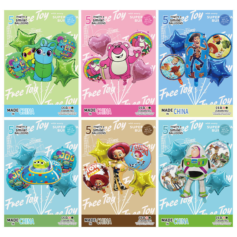Toy Story Balloons Buzz Lightyear Woody Jessie Lotso Alien Ducky bunny ...