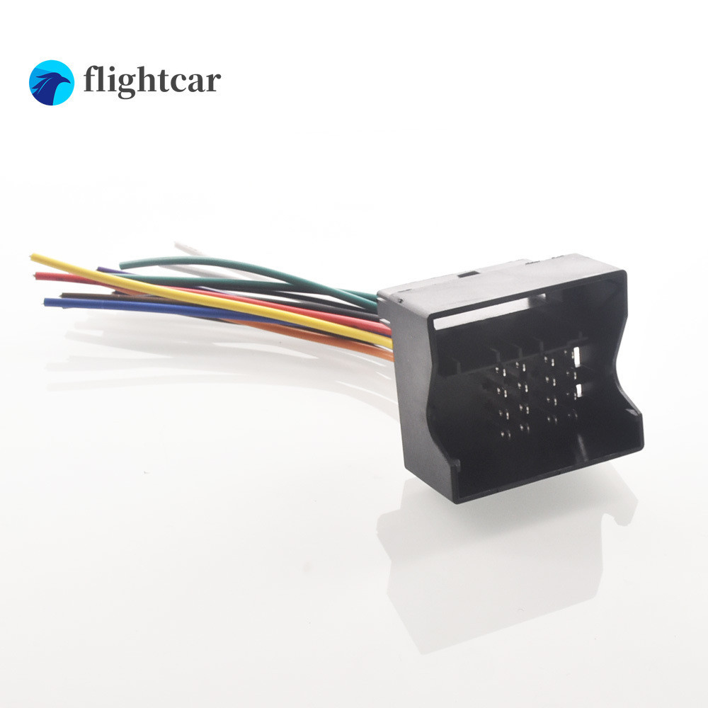 （FT）Car Radio Power Wire Adapter Connector Adaptor Plug Quadlock for VW ...