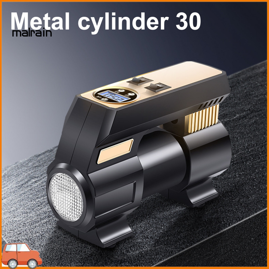 [Ma] Car Air Pump Strong Power 30s Quickly Pumping Plastic Pointer ...