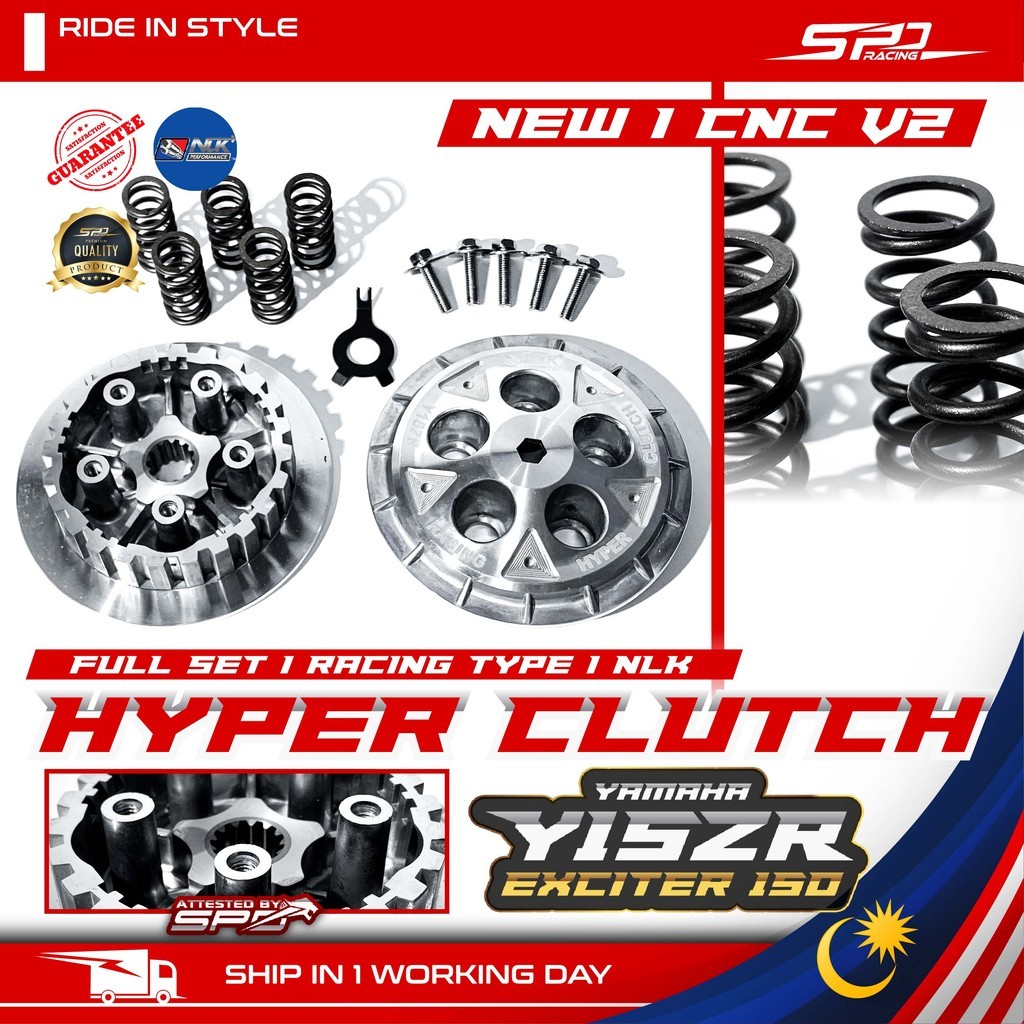 Y15 Hyper Clutch Set I Hyperclutch Racing Type I NEW V2 Full Set NLK ...