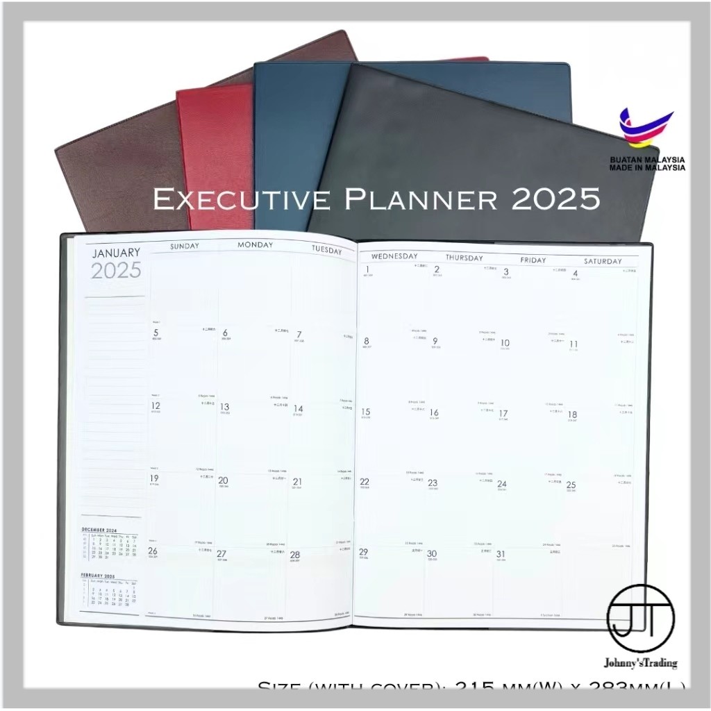 [Ready Stock] Executive Planner 2025 A4 Size Corporate Planner Diary ...