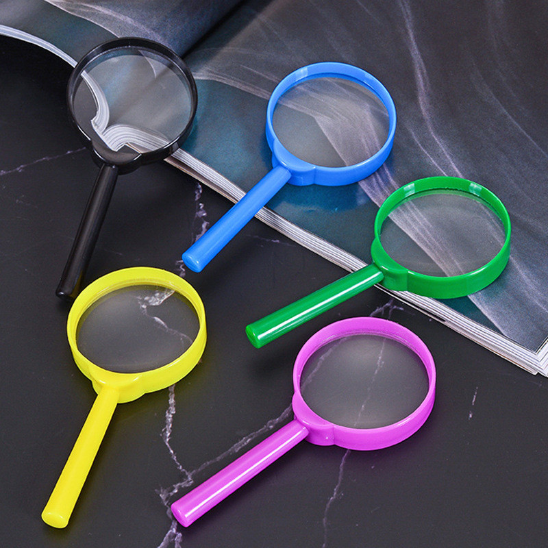 60mm Handheld Magnifying Glasses Magnifier Loupe Glass Observation Tool ...