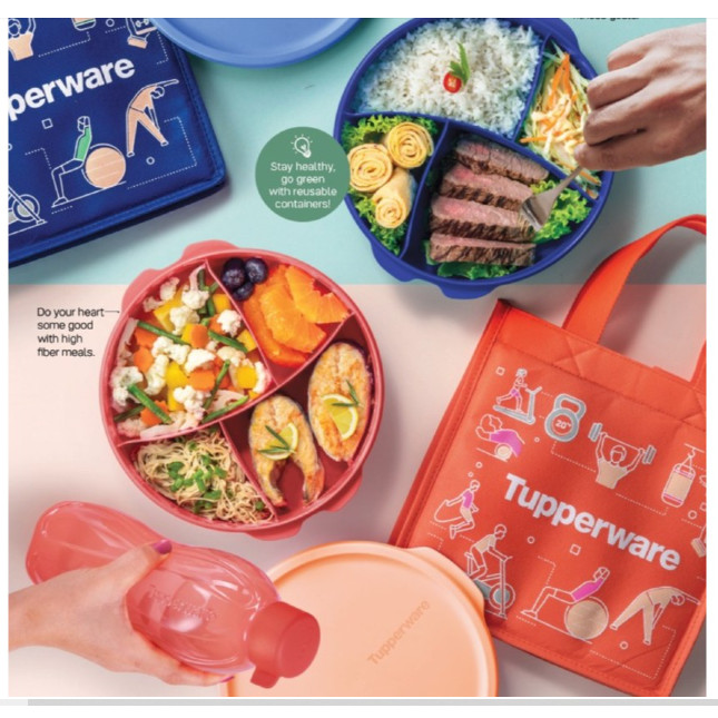 Tupperware Compact Lunch Set | Shopee Malaysia