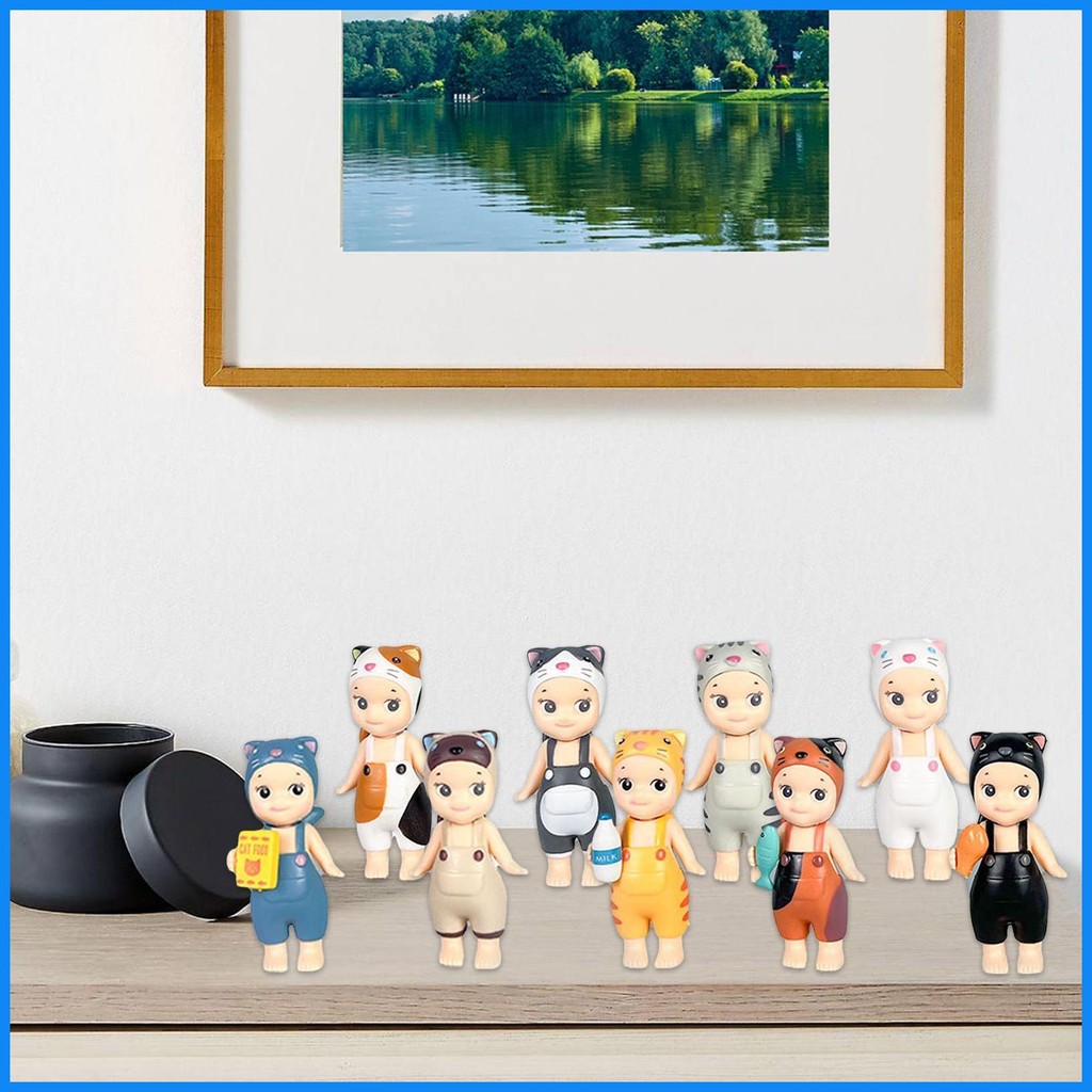 Anime Action Figures Angel Holds His Chin Desktop Screen Figure Cartoon ...