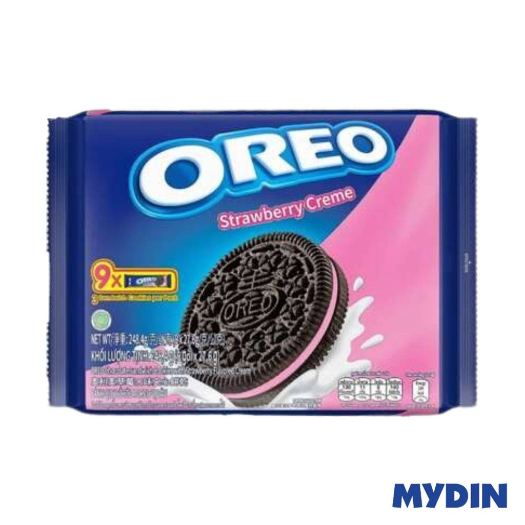 Oreo Chocolate Sandwich Cookies with Strawberry Creme Multipack (9 x 27 ...