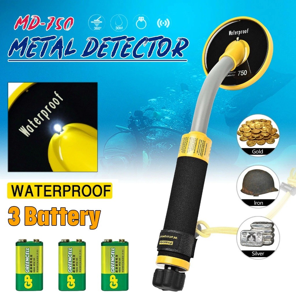 Metal Detector Adults Waterproof-Professional Higher Accuracy Gold ...