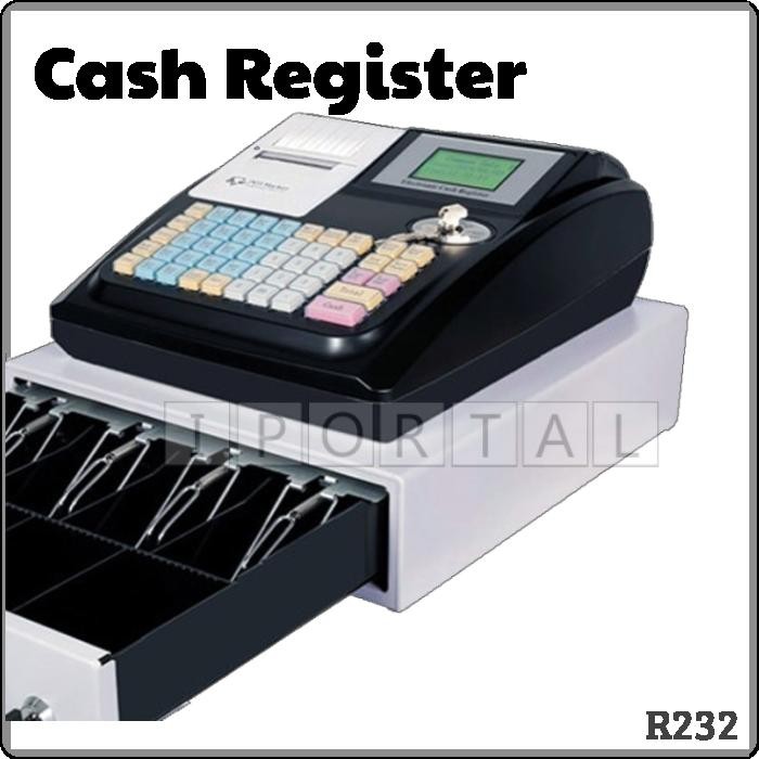 Electronic Cash Register with Drawer Mesin Cashier Machine Key | Shopee ...