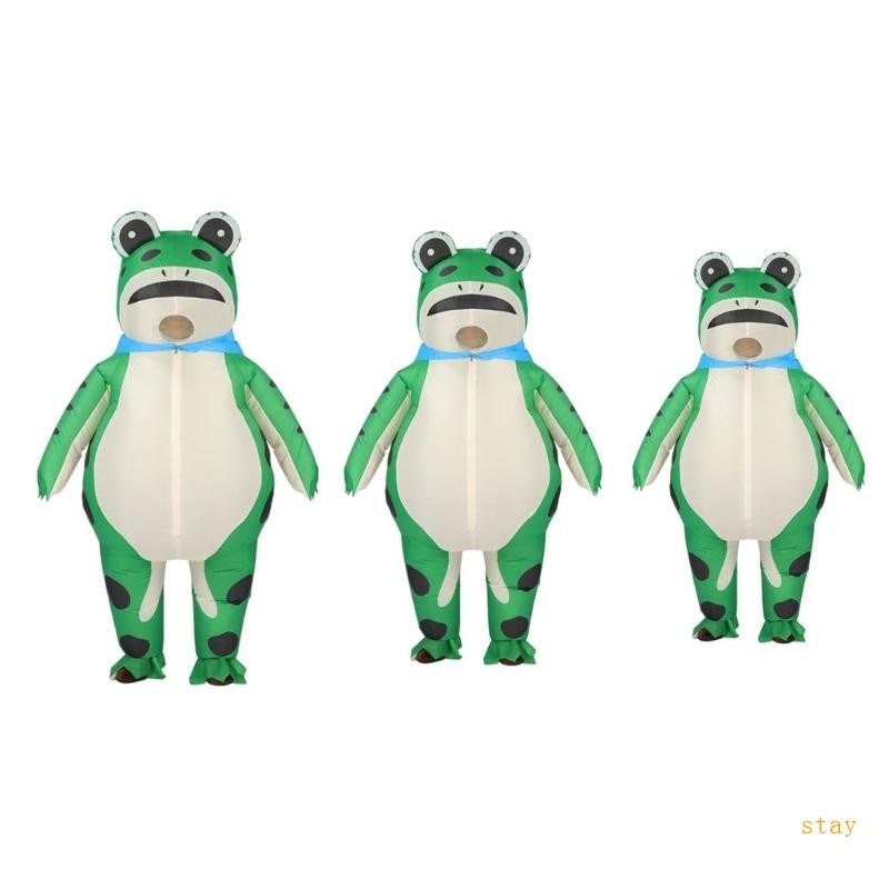 stay Inflatable Costume Blow Up Frog Suit Jumpsuit Cosplay Party for ...