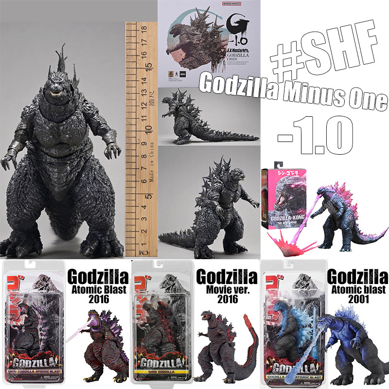 Action Figure Godzilla Minus One 2023 Atomic Blast 2001 NECA Godzilla ...