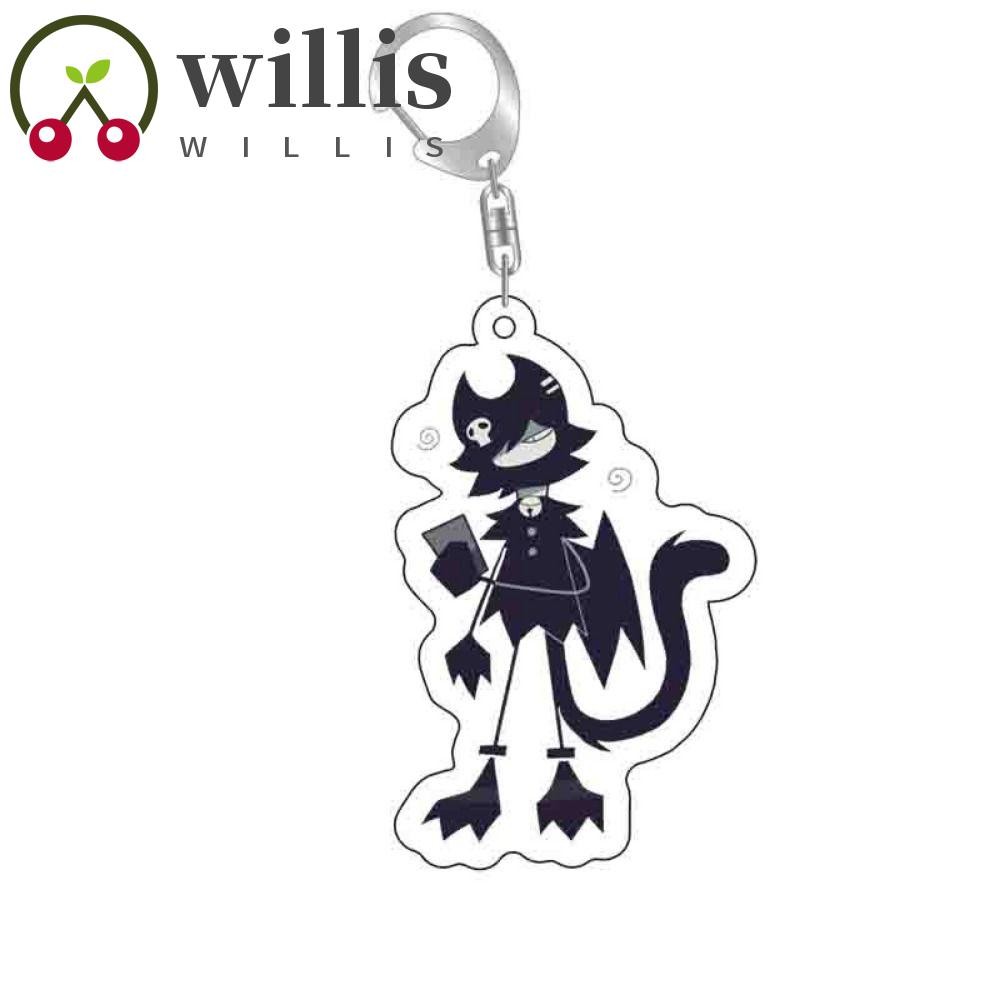 WILLIS Miss Circle Acrylic Keyring, Zip Fundamental Paper Education ...