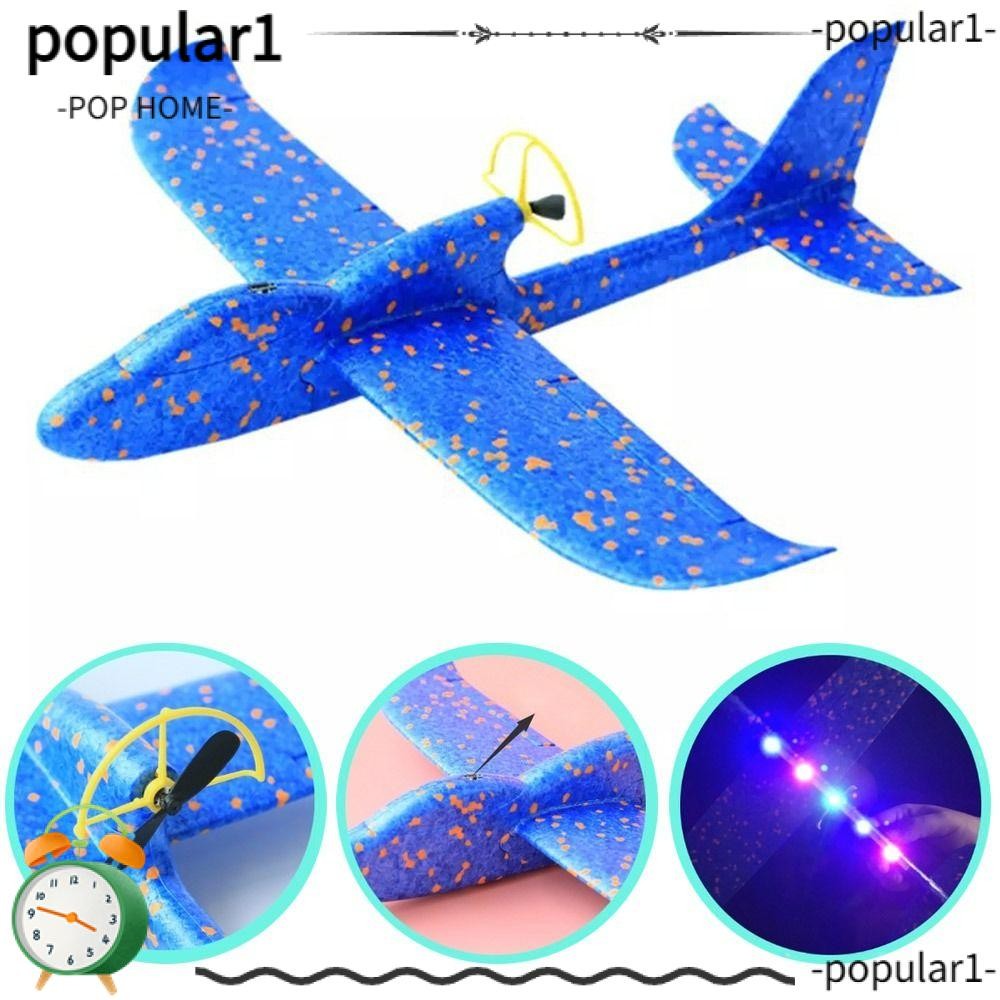 POP Foam Airplane DIY Model Toy Throwing Roundabout Airplane USB ...