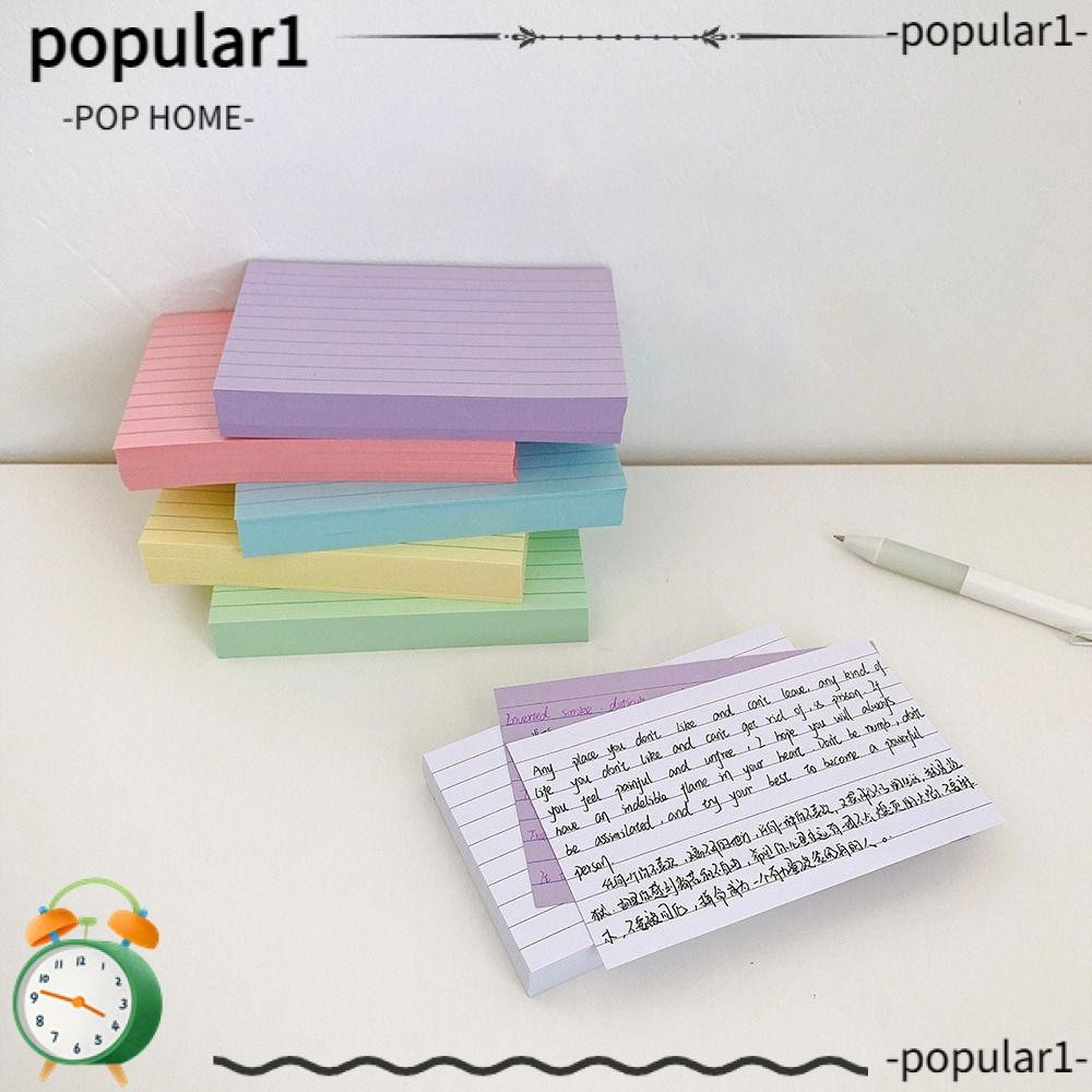 POP Index Cards, Colorful DIY Notepad, Creative Horizontal Line ...