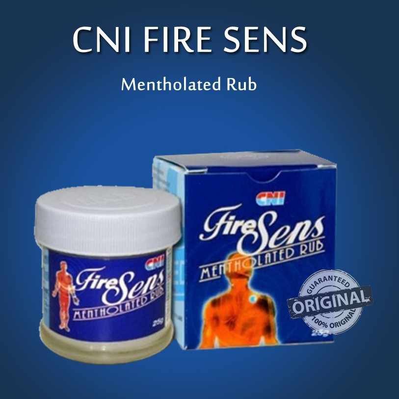 CNI Fire Sens Mentholated Rub 25g | Soothing Relief for Cold Symptoms ...