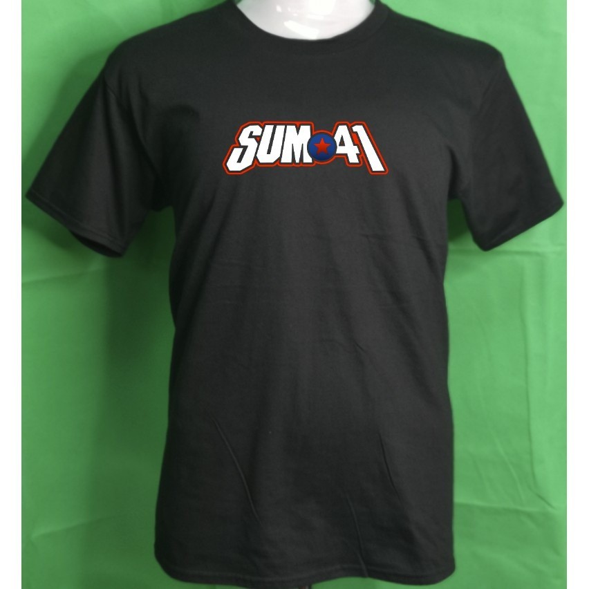 S-5XL Ready Stock SUM 41 ROCK BAND T-shirt Rock Band Shirts High ...