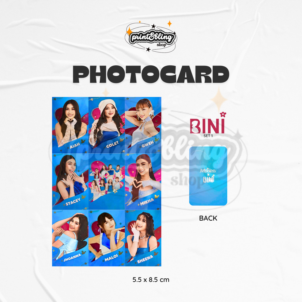 Modess x BINI Photocards (UNOFFICIAL) | Shopee Malaysia