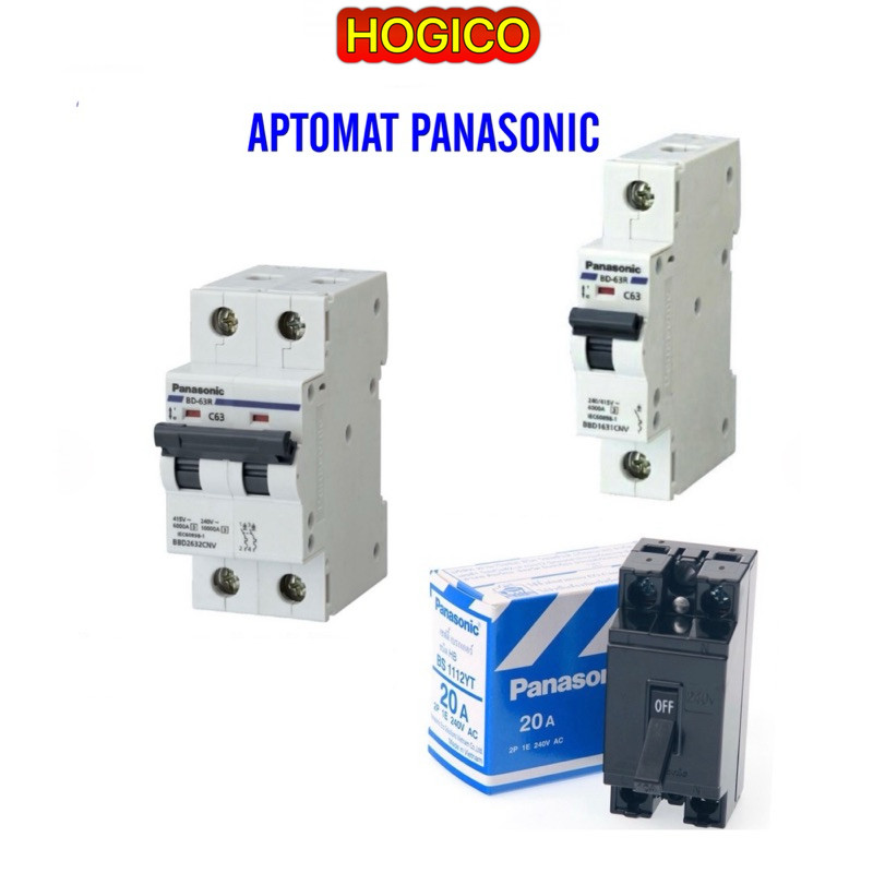 Panasonic circuit breaker: Single ace, double ace, black ace 10A, 16A ...