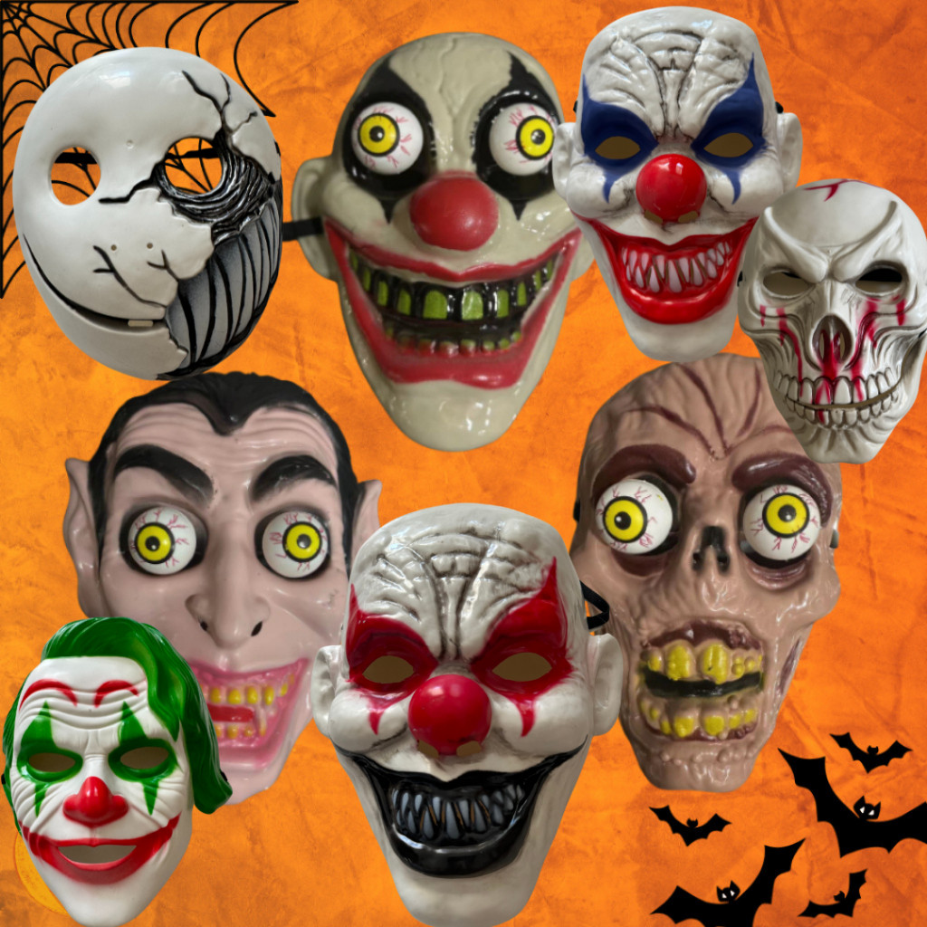 Halloween Mask Kids and Adult Hantu Topeng Cosplay | Shopee Malaysia