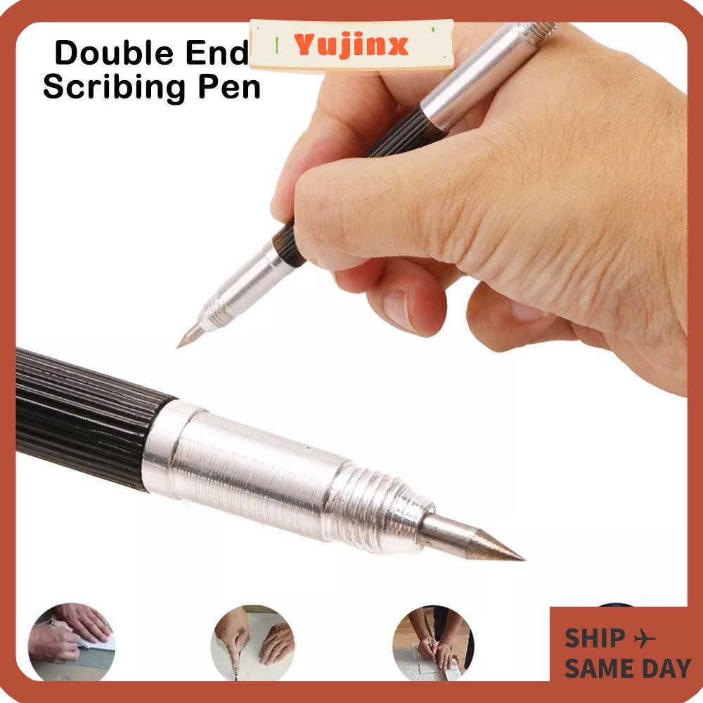 YUJINX Tip Scriber Construction Marking Tools Metal Marker Double End ...