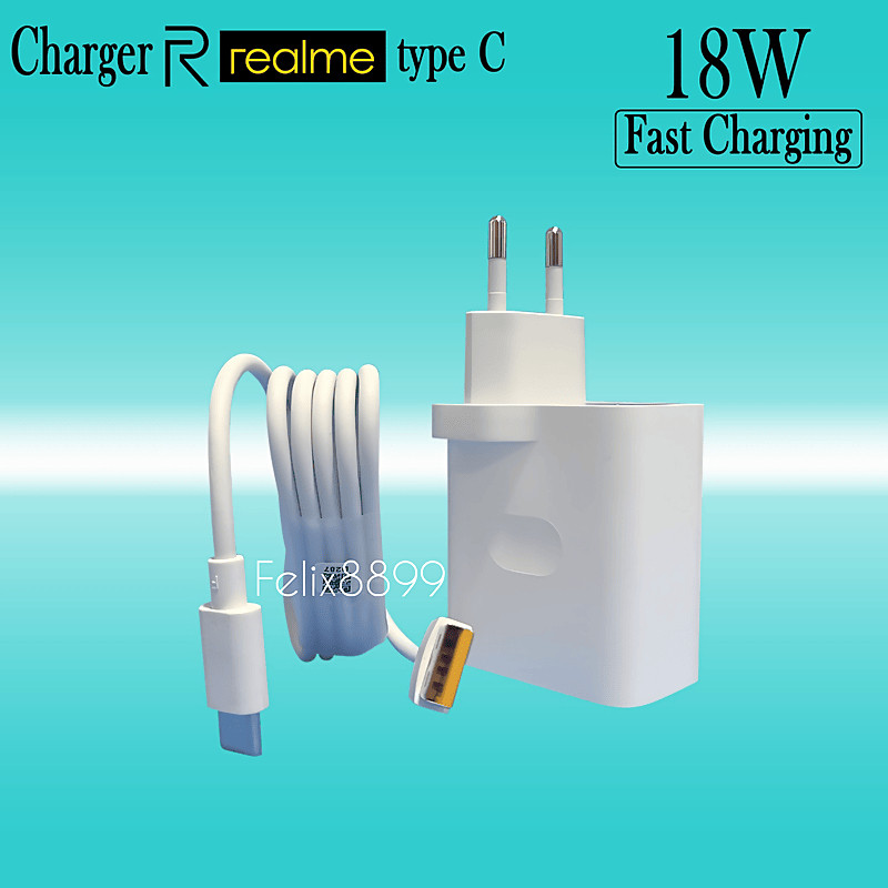 Original Realme Casan Charger 18W Fast Charging TYPE C | Shopee Malaysia