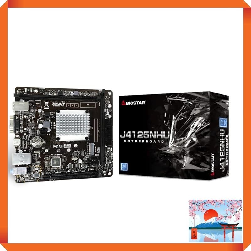 Biostar Intel Celeron J4125 onboard motherboard Mini-ITX size [J4125NHU] Black. | Shopee Malaysia