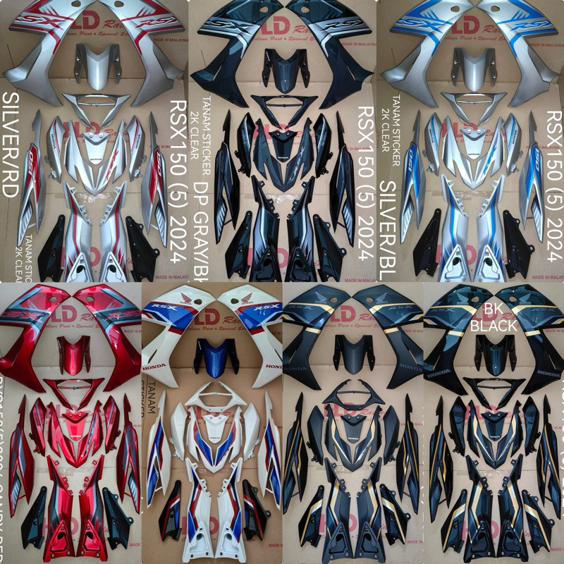 Coverset Tanam Cover Set Standard Designl 5 6 2024 (HLD Racing) Honda ...