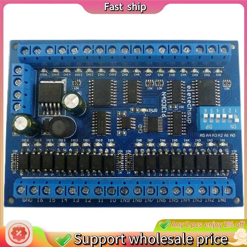 Fast ship-DC 12V 24V 16 Input 16 Output RS485 Remote Control Switch PLC ...