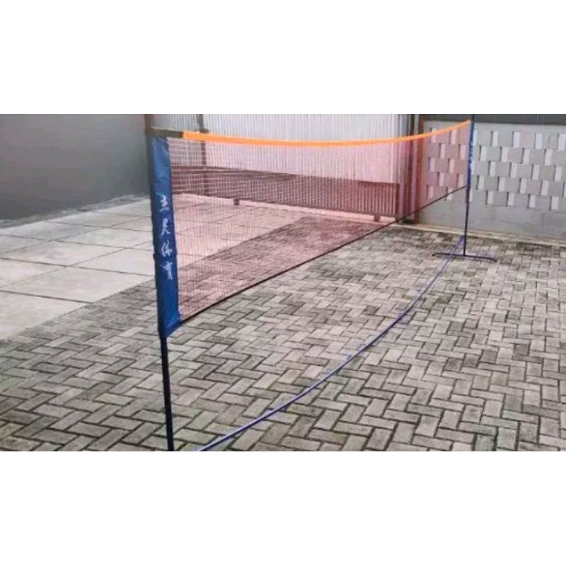 Badminton Net Folding Rack Portable Disassembled and Disassembled Ready ...