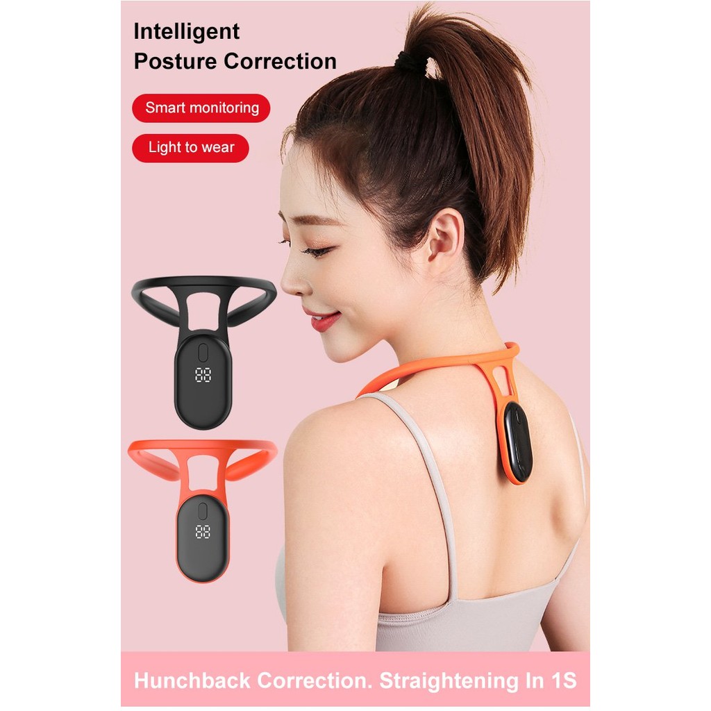 Smart hanging neck LCD display sitting posture reminder | Shopee Malaysia