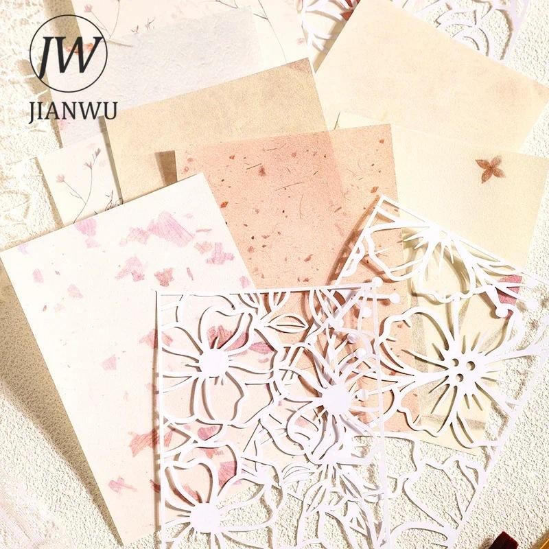 JIANWU Artistic Paper Series Vintage Hollow Pattern Collage Decor ...
