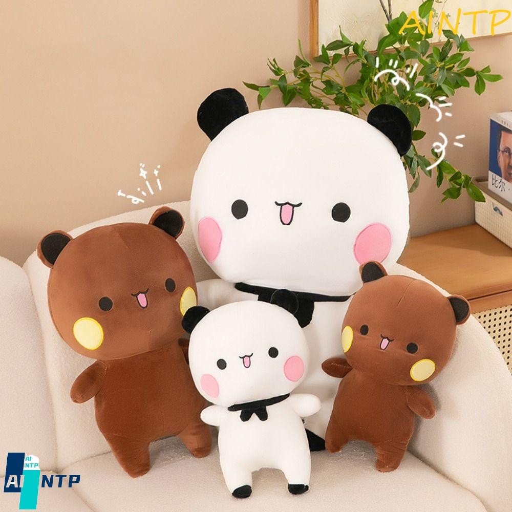 AINTP Bubu and Dudu Plush Toy, Collection Fluffy Panda Bubu Plush Doll ...