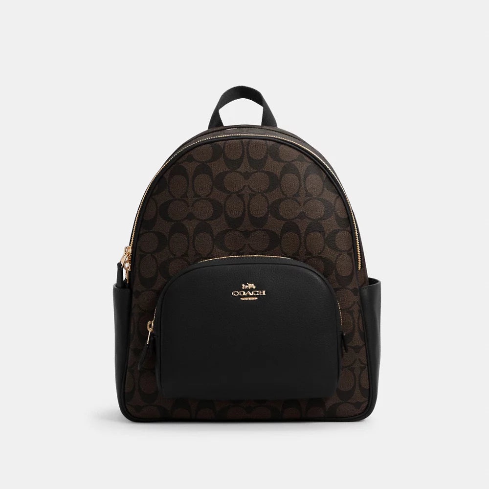 [INCOMING ETA 30 DAYS] C0ACH Signature Court Backpack in Brown/Black ...