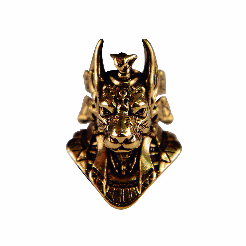 Brass Ancient Egyptian God of Death pendant Anubis Pendant Car keychain ...