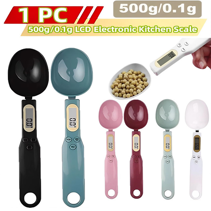 Kitchen Weighing Scales Digital Spoon Scale Measuring Spoon Weight 500g ...