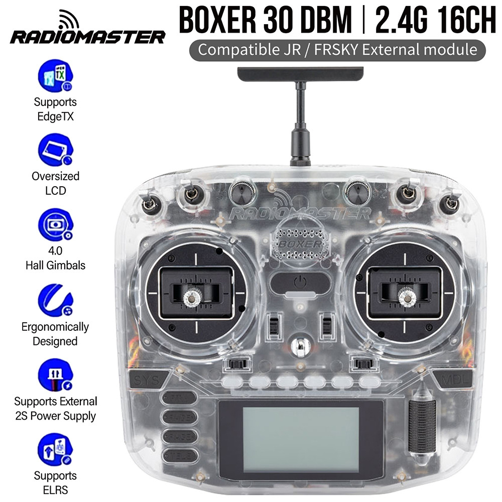 RadioMaster Boxer Radio Transmitter 2.4G 16CH ExpressLRS High Precision ...