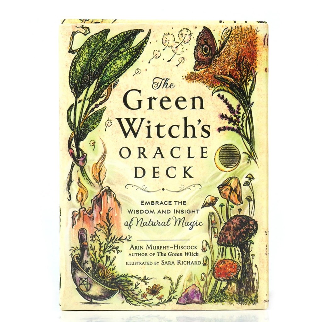 Green Witch's Oracle Oracle Cards for Beginners 50 sheets Mysterious ...