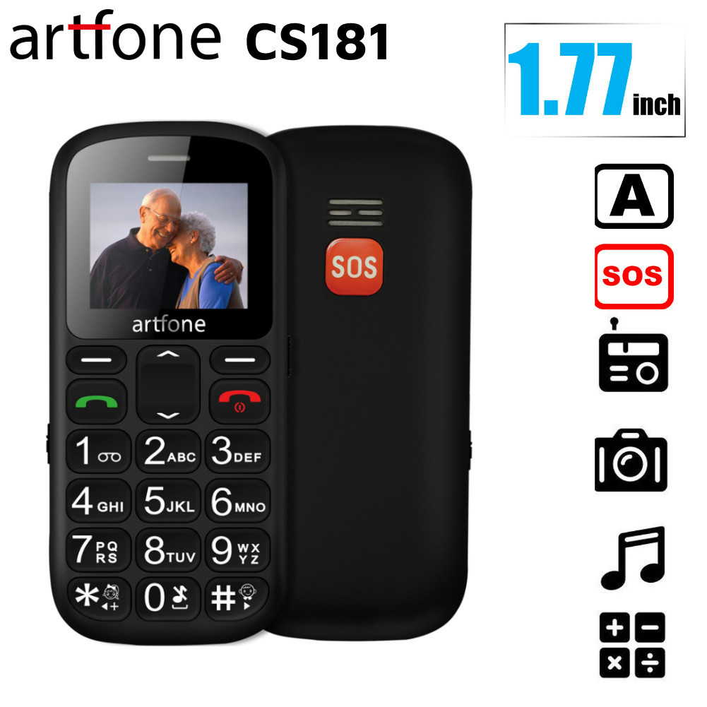ARTFONE 2G Senior Phone Old man phone with SOS key IN101/IN181 Torch ...