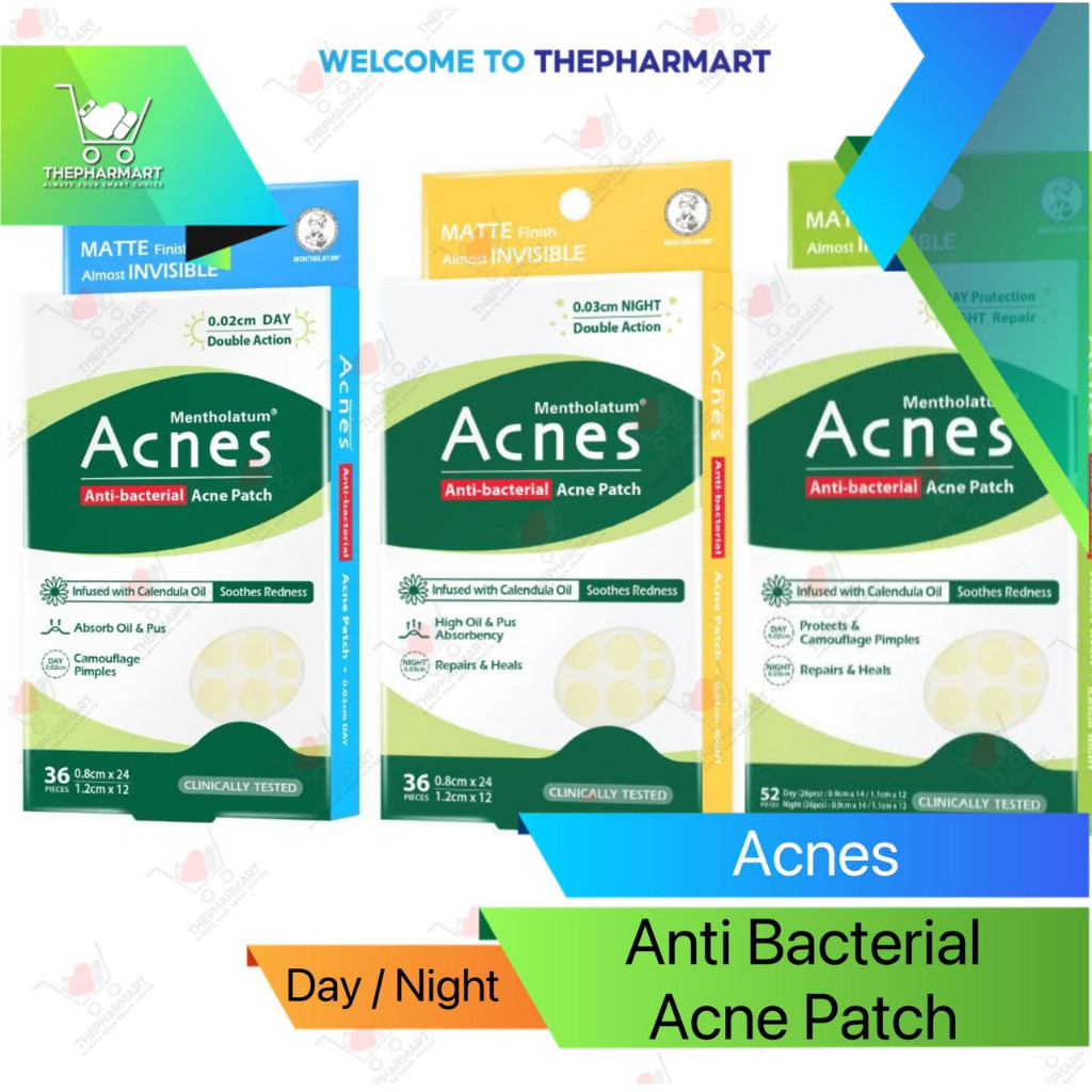 Mentholatum Acnes Anti Bacterials Acne Patch | Shopee Malaysia
