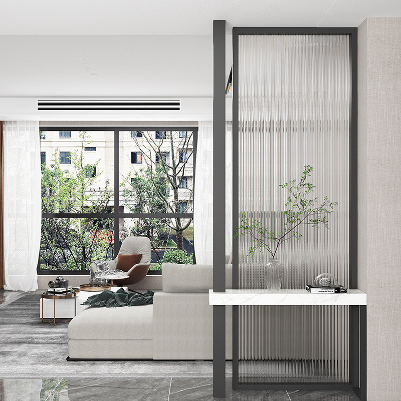 Glass Partition Screens Doorway Hallway Living Room Bathroom Grille ...