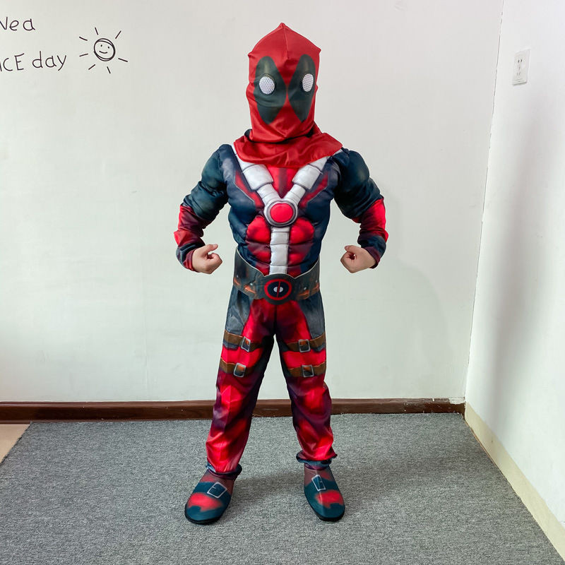 Deadpool Clothes Children Superhero Spiderman Ultraman Cosplay ...