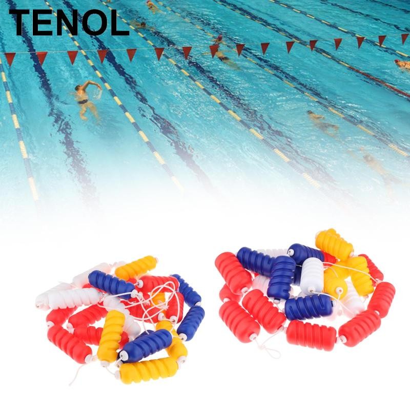 TENOL Swimming Pool Divider Rope, Dividing lanes Line, with 3 Color ...